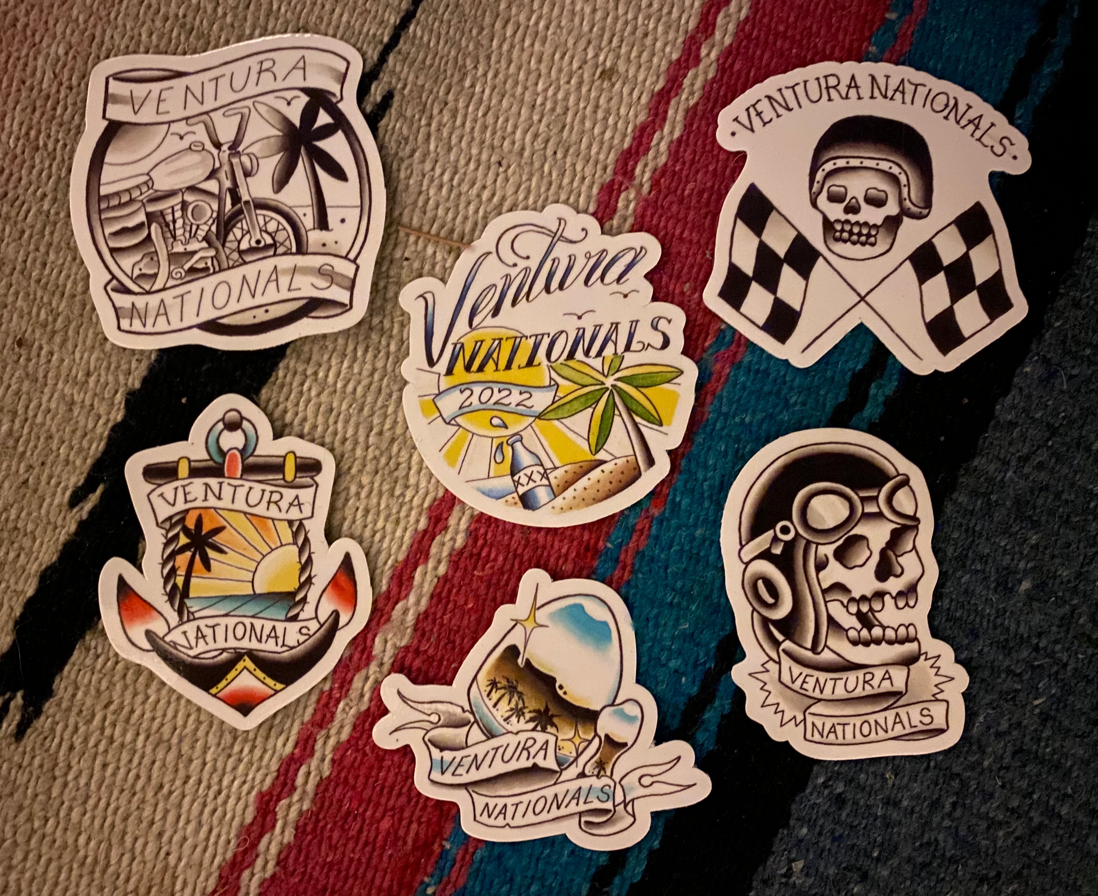 2022 Sticker Pack – Ventura Nationals
